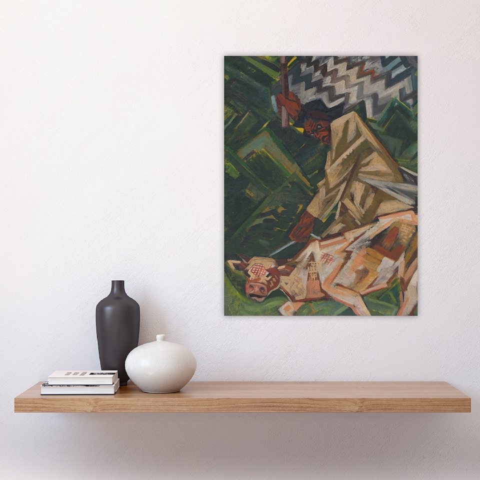 Opposite Abstract Geometric Kubincan Huge Wall Art Print 18X24 In ...