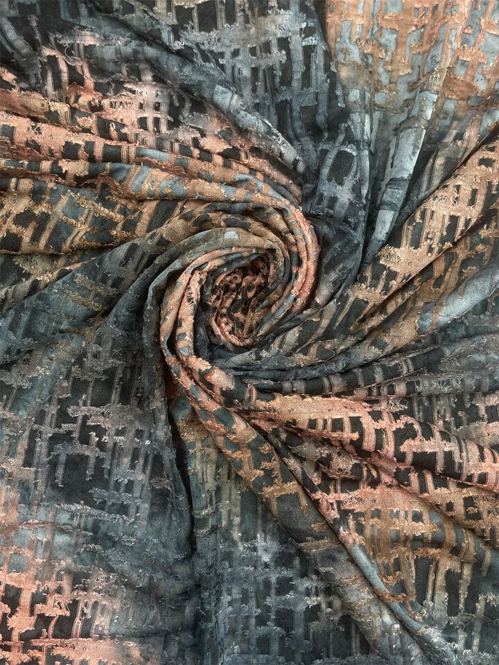 Grey Textured Stretch Knit Fabric for Dressmaking, 155cm / 61" Wide ...