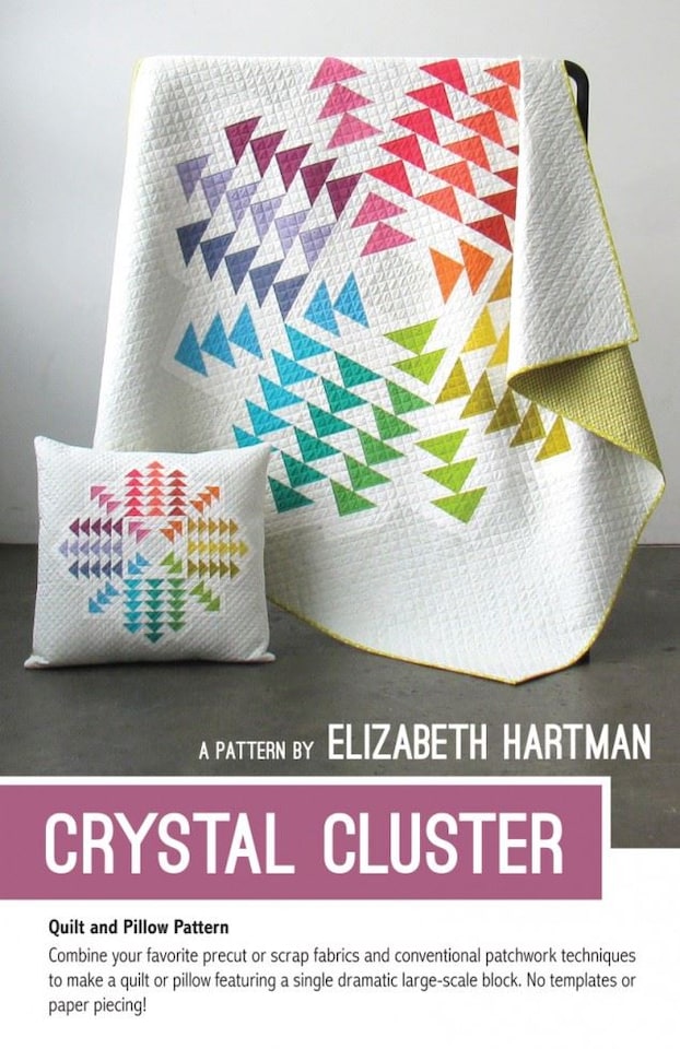 Elizabeth Hartman Crystal Cluster Quilting Pattern – Quilt - Tesco ...