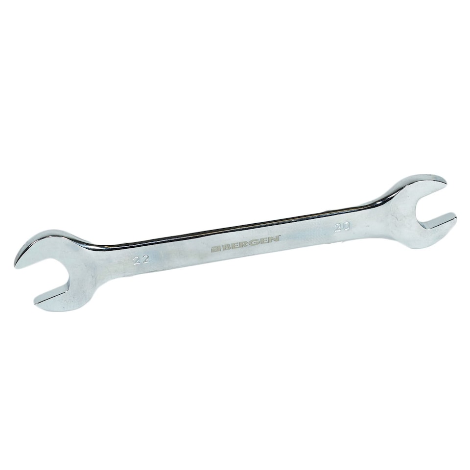 Double Ended Open Metric Spanner Set 6mm - 22mm 8pc 16 Sizes Bergen ...