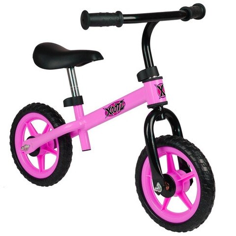 Xootz Metal Balance Bike for Kids - Pink - Tesco Groceries