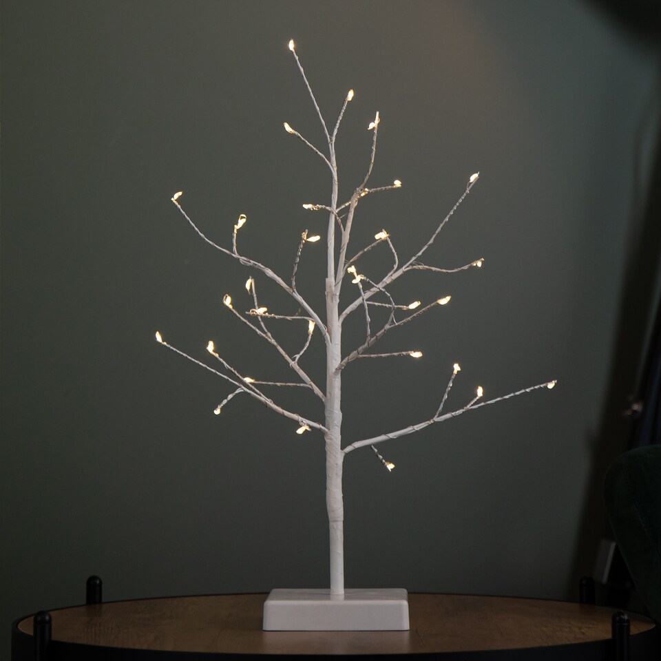 40cm Battery Operated Christmas Twig Tree with 32 Warm White & Multi ...