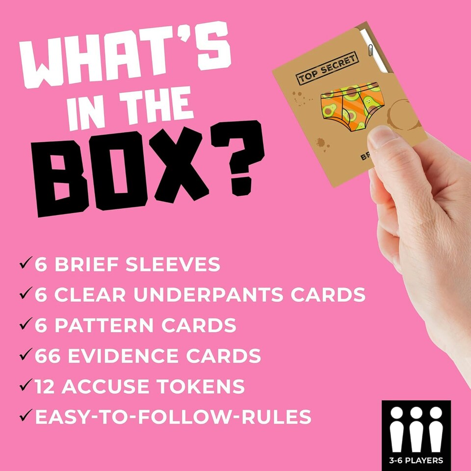 Ginger Fox Top Secret Briefs Party Game - Tesco Groceries