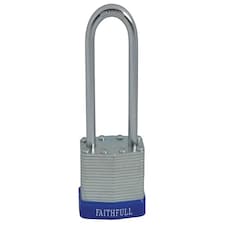 Faithfull Laminated Steel Padlock 40Mm Long Shackle 3 Keys - Tesco ...