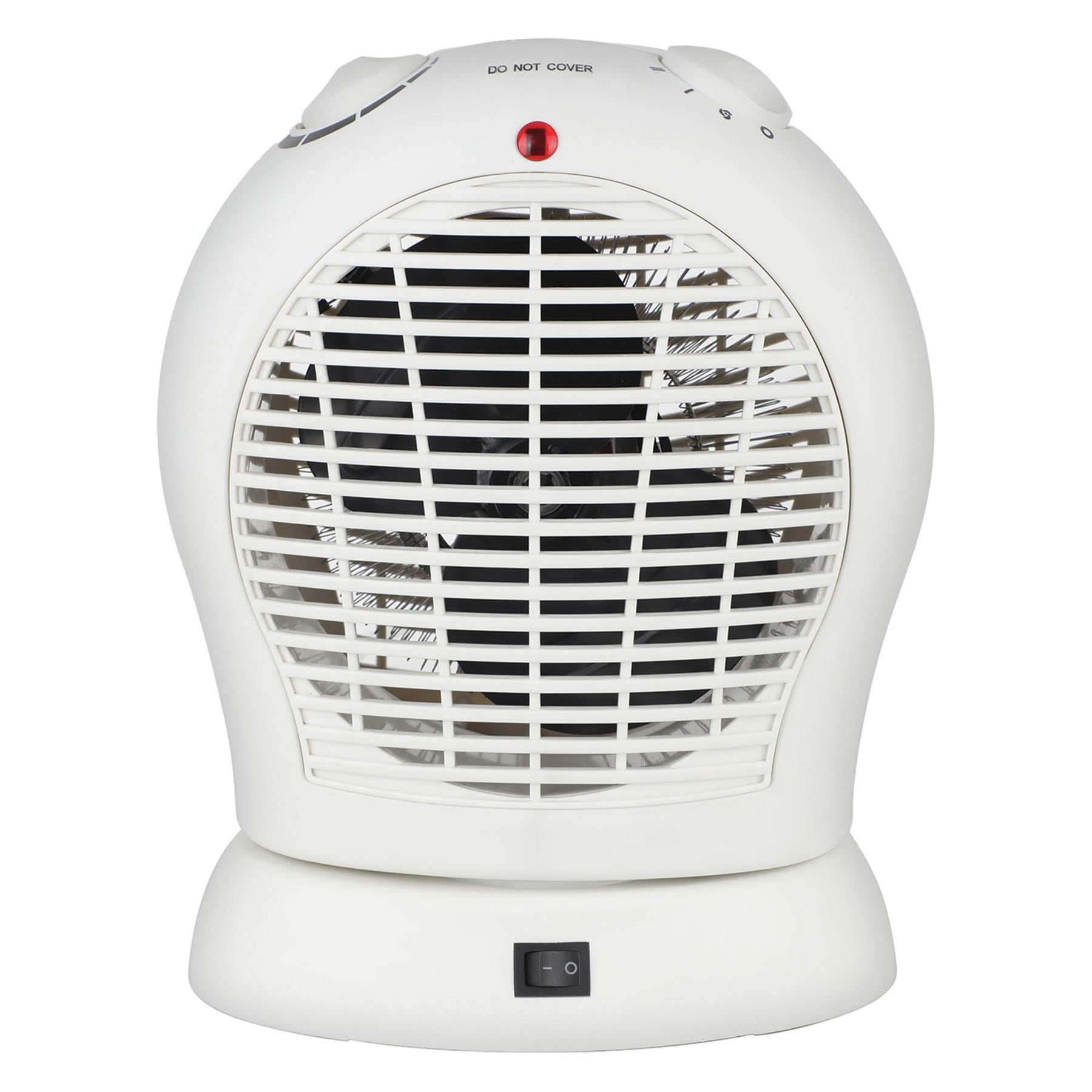 Igenix 2kW Upright Oscillating Fan Heater, 2 Heat Settings, Adjustable ...