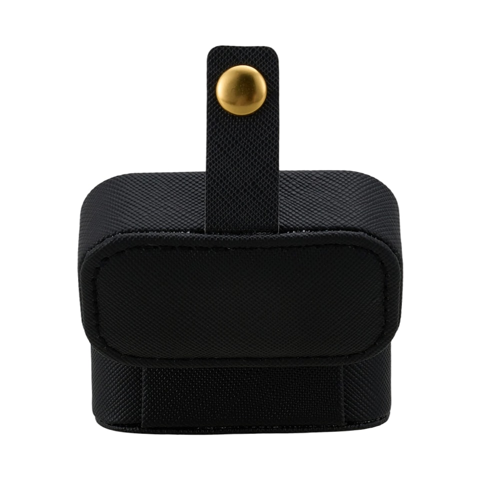 Living and Home Compact Portable Mini Ring Holder Case-Black | Black ...