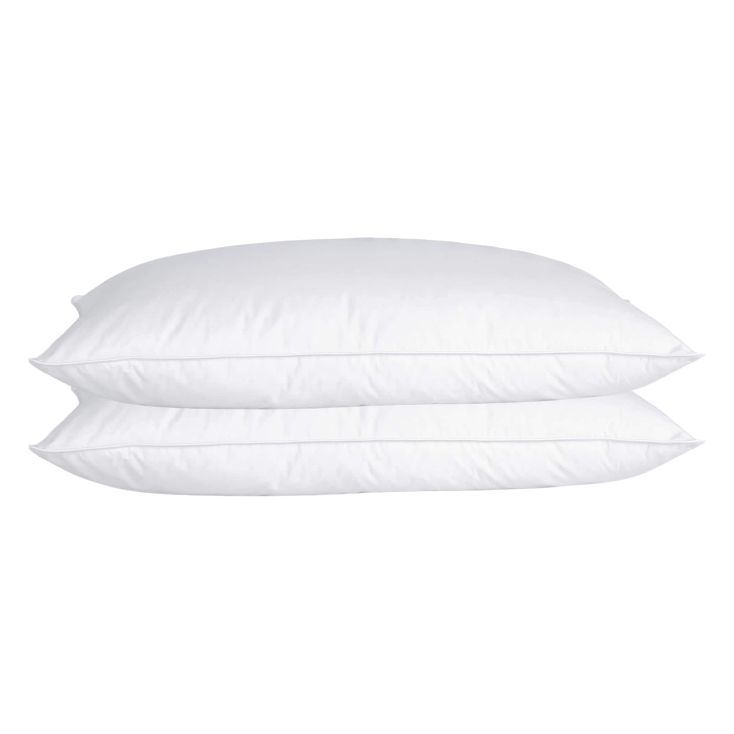 Duck Feather & Down Pillow - Soft/Medium - Pack of 2 - Tesco Groceries