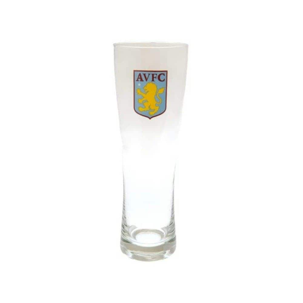 Aston Villa FC Peroni Crest Pint Glass - Clear - One Size - Tesco Groceries