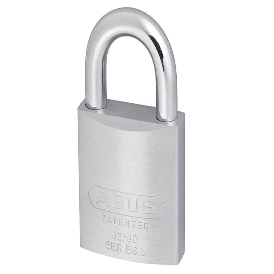 ABUS Mechanical 83/50Mm Chrome Plated Brass Padlock - Tesco Groceries