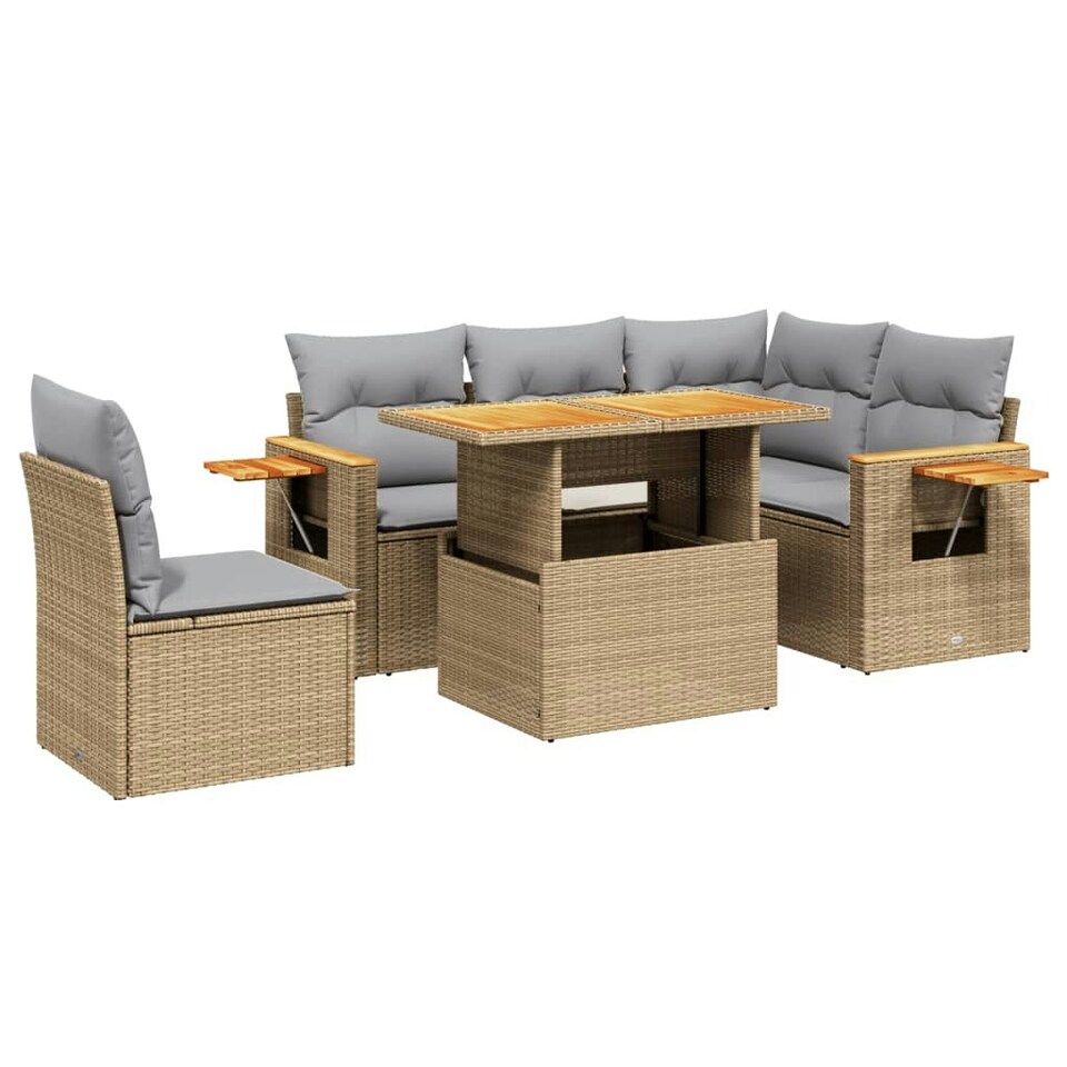 Tesco rattan corner sofa with table store