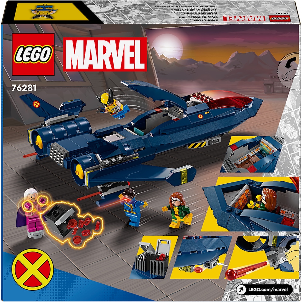 Lego Marvel X-Men X-Jet - Tesco Groceries
