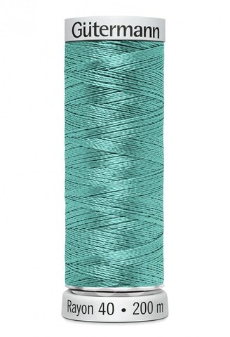 Gutermann No 40 Sulky Rayon Embroidery Thread Green for Embroidery ...