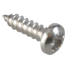Forgefix Self-tapping Screws, Pozi, Pan Head, A2 Stainless Steel - Multi Colour - 1/2in x 6 ...