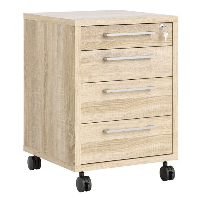 Prima Mobile Cabinet in Oak - Tesco Groceries