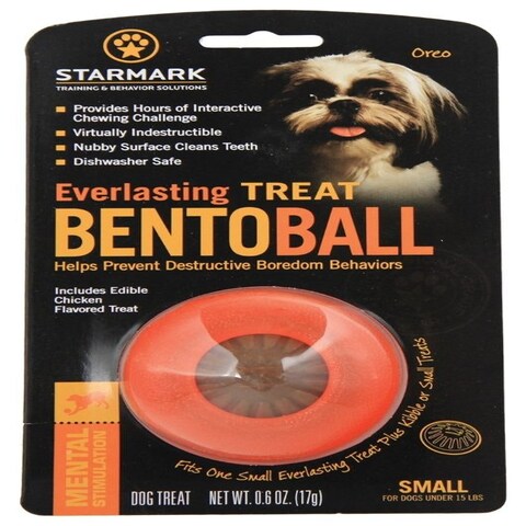 Starmark Everlasting Treat Bento Ball Dog Chew Toy - Tesco Groceries