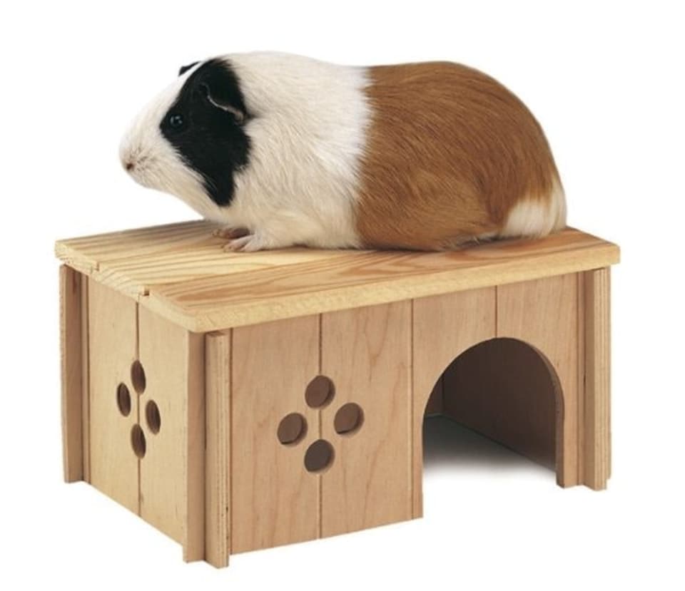 Ferplast Sin 4645 Wooden Guinea Pig House 26x18.5x13.5cm - Tesco Groceries