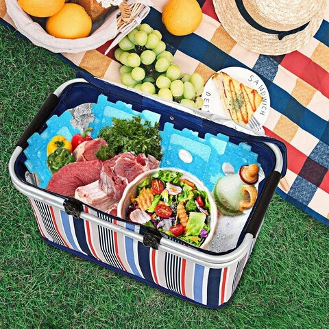 Ice Pack Freezer Blocks for Cooler Bag Cool Box Picnic Box Bag Keep ...