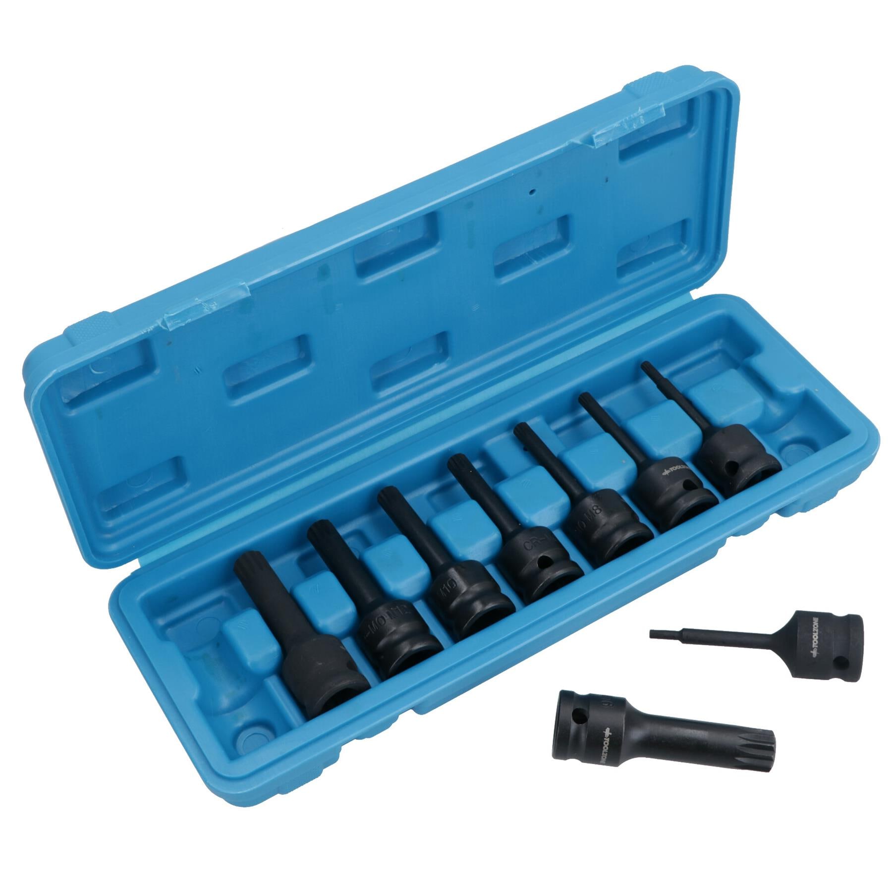 1/2in Drive Deep Spline Triple Square Sockets Impact Impacted 4 – 16mm ...