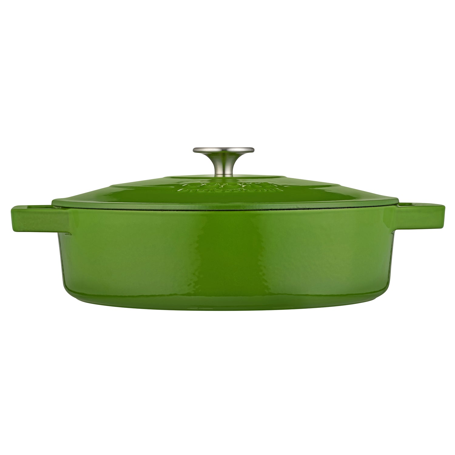 Cooks Professional Cast Iron Casserole Dish 28cm - Ovenproof Pan with ...