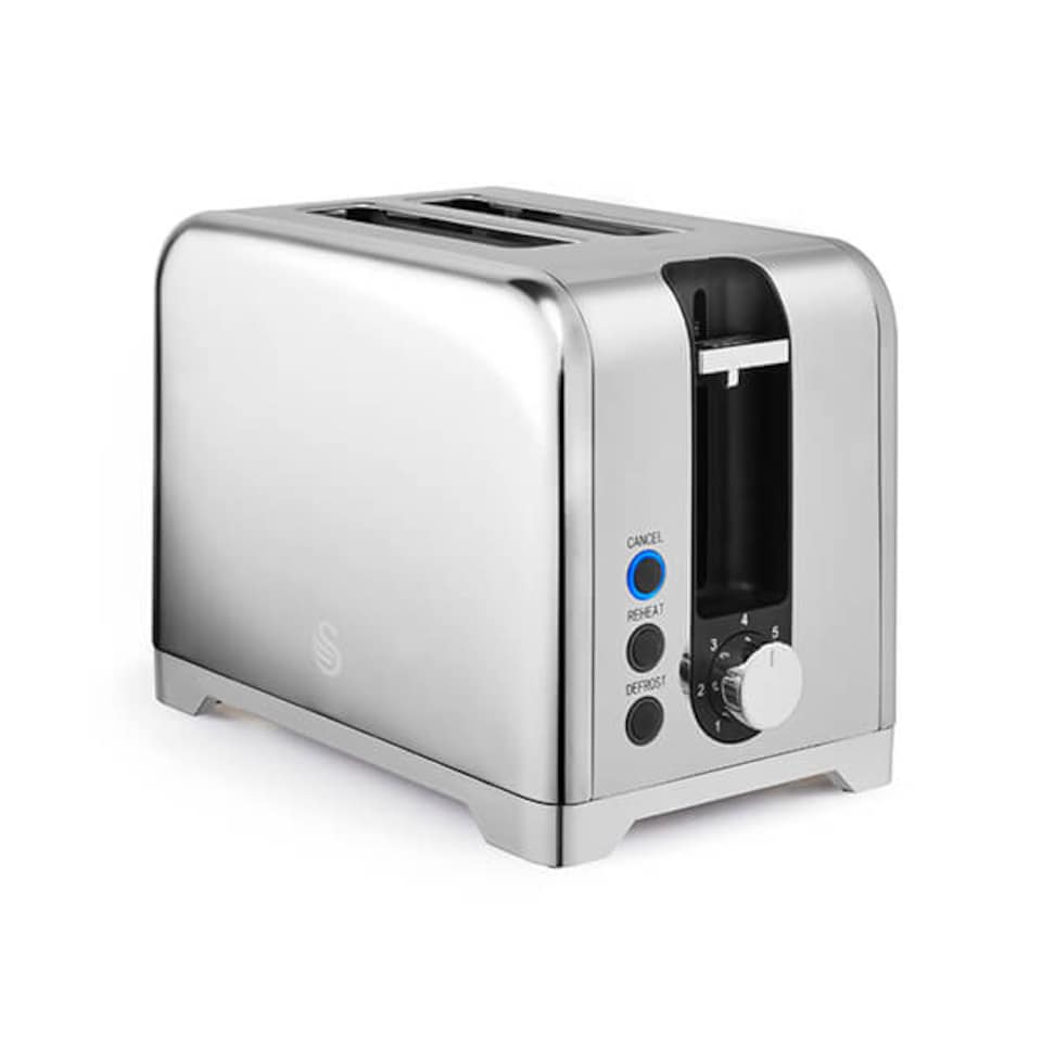 Swan Solace Stainless Steel Kettle & 2 Slot Toaster Set - Tesco Groceries