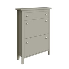 Deluxe two tier shoe cabinet store