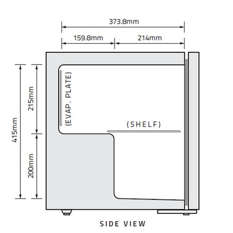 Husky Mini Fridge Drinks Cooler - Black - Tesco Groceries