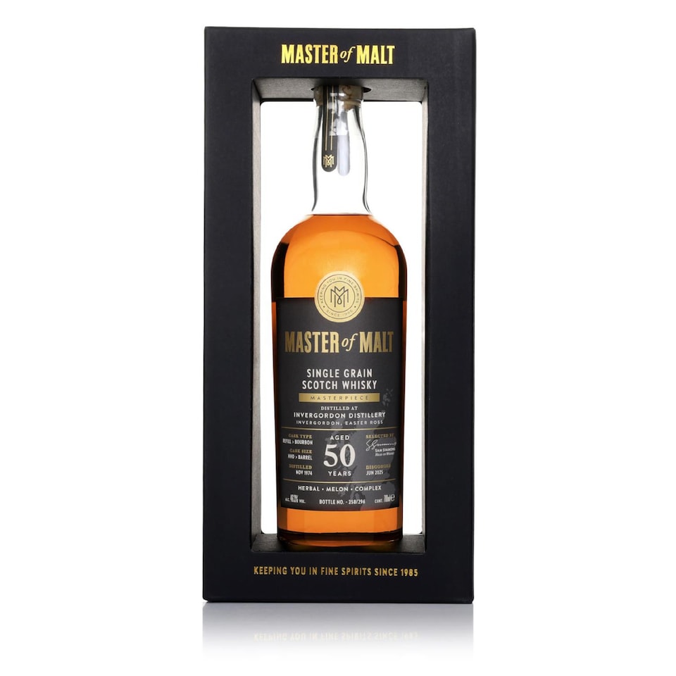 Invergordon 50 Year Old 1974 - Masterpiece Master of Malt - Tesco Groceries