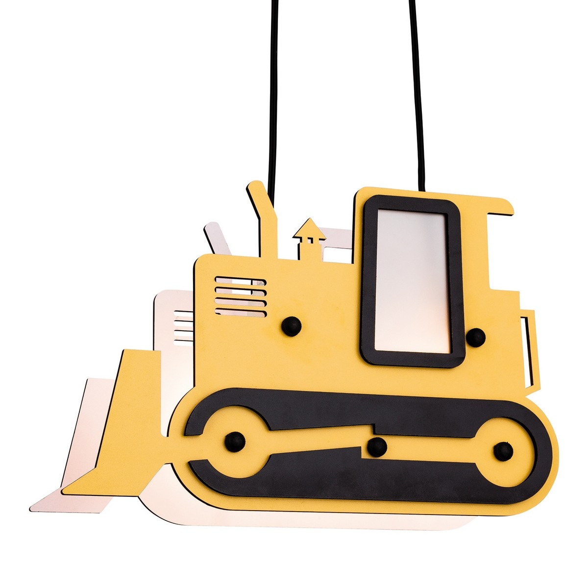 Bulldozer 2 Light Children Ceiling Pendant Multicolour, E14 - Tesco ...