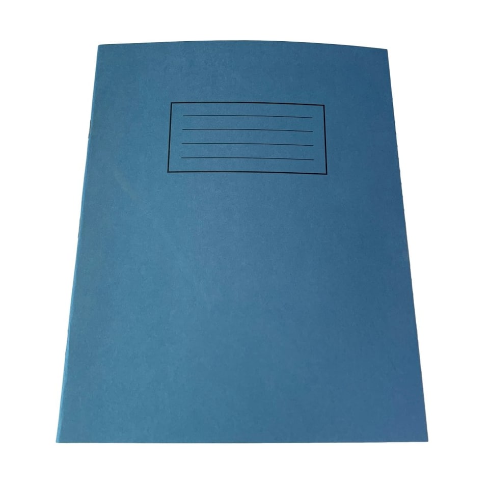 Janrax 9x7" Blue 80 Pages Feint and Ruled Exercise Book - Tesco Groceries