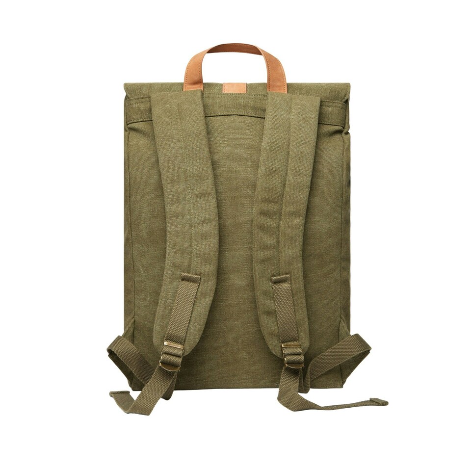 Vinga Bosler Recycled Canvas 17L Backpack - Green - One Size | Green ...
