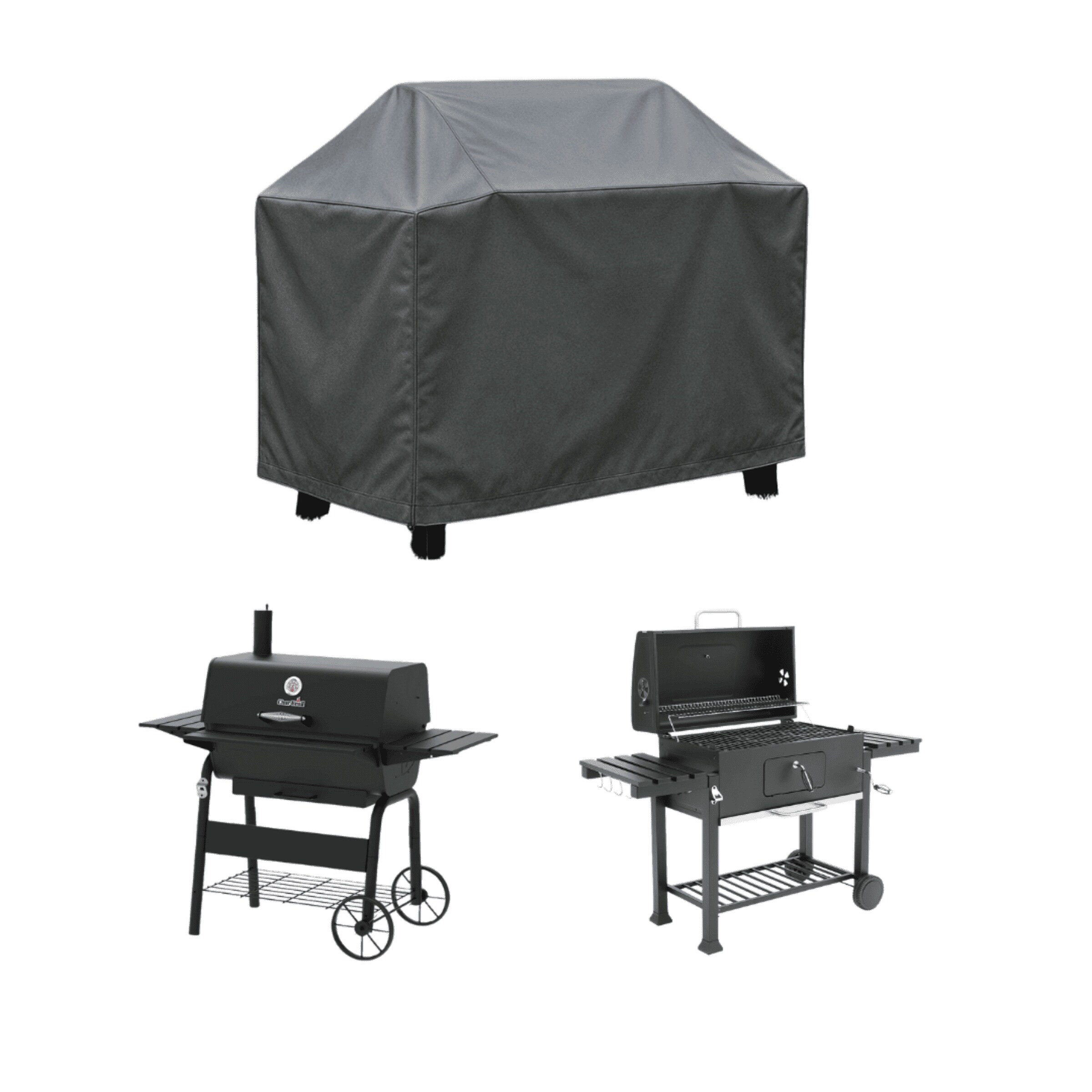Large 110cm Heavy Duty Polyester BBQ Grill Protective Waterproof ...