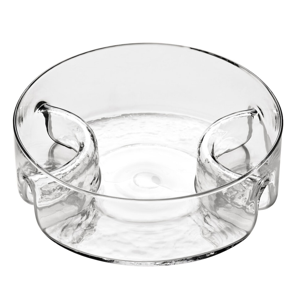 3 Section Curved Sided Glass Serving Dish - Tesco Groceries