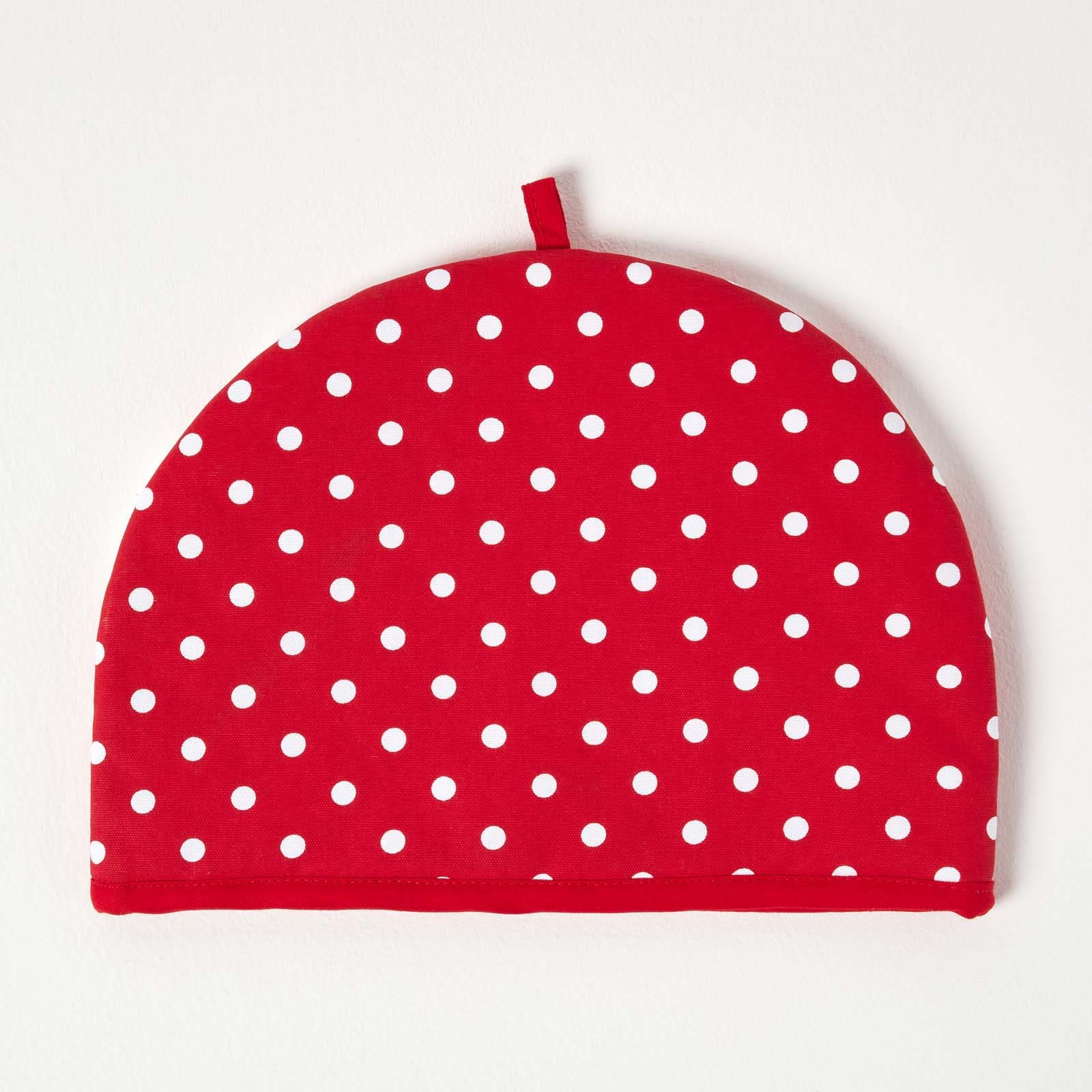 Homescapes Tea Cosy Double Design Polka Dots Red Teapot Warmer - Tesco ...