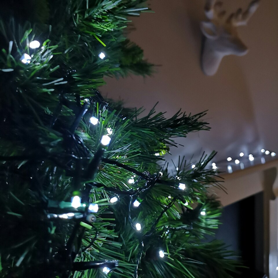 480 LED 38.3m Premier SupaBrights Indoor Outdoor Christmas Multi Function Mains Operated String ...