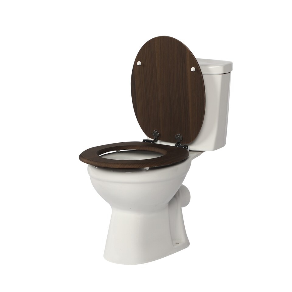 RTS Dark Walnut - Wenge MDF Soft Close Toilet Seat - Tesco Groceries