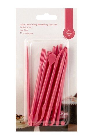 Hallie 14Pc Cake Decorating Modelling Tool Set - Tesco Groceries