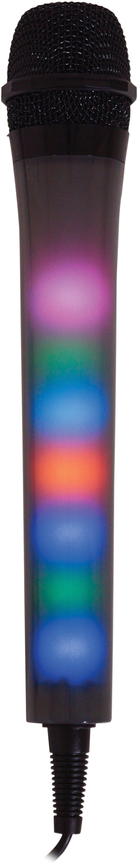 Mr Entertainer Dynamic Vocal Microphone with LED Lights Black - Tesco ...