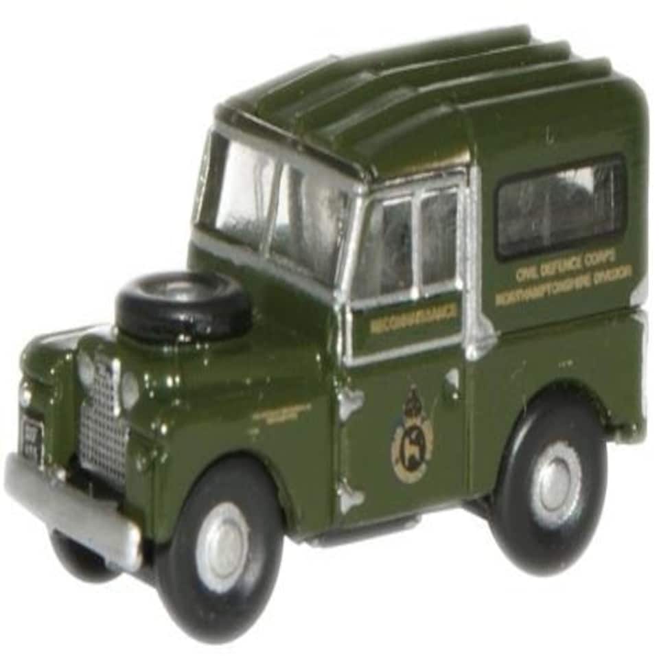 Oxford Diecast Land Rover Series I 88 inch Hard Top Civil Defence Corps ...