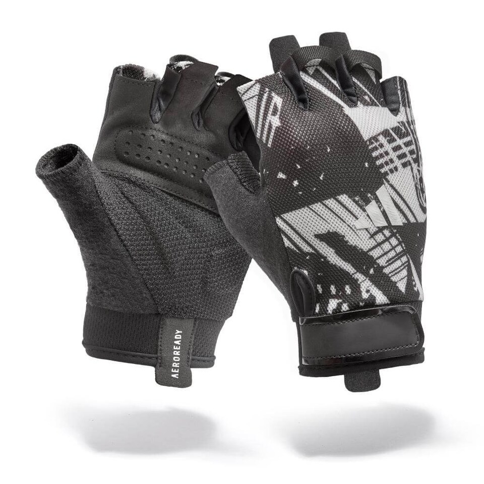 Adidas Essential Training Gloves, Aeroready ventilated palm, padded ...