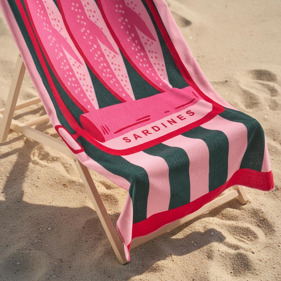 OHS Slogan Beach Towel Printed Quick Dry Summer Travel Microfibre ...