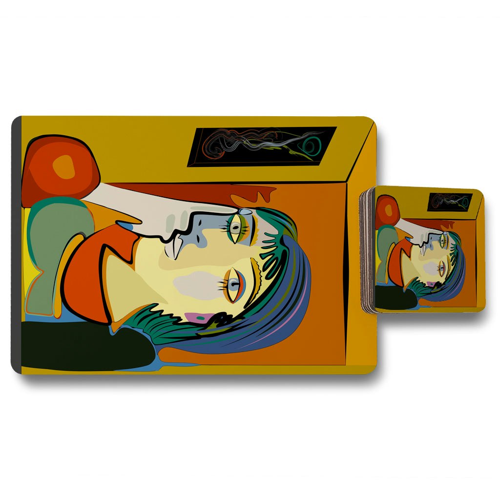 thinking woman (Placemat & Coaster Set) - Tesco Groceries