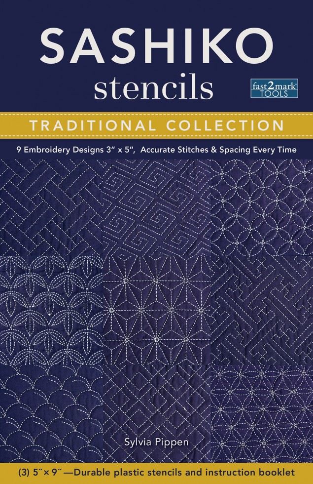 Sashiko Stencils, Traditional Collection by Sylvia Pippen - Tesco Groceries