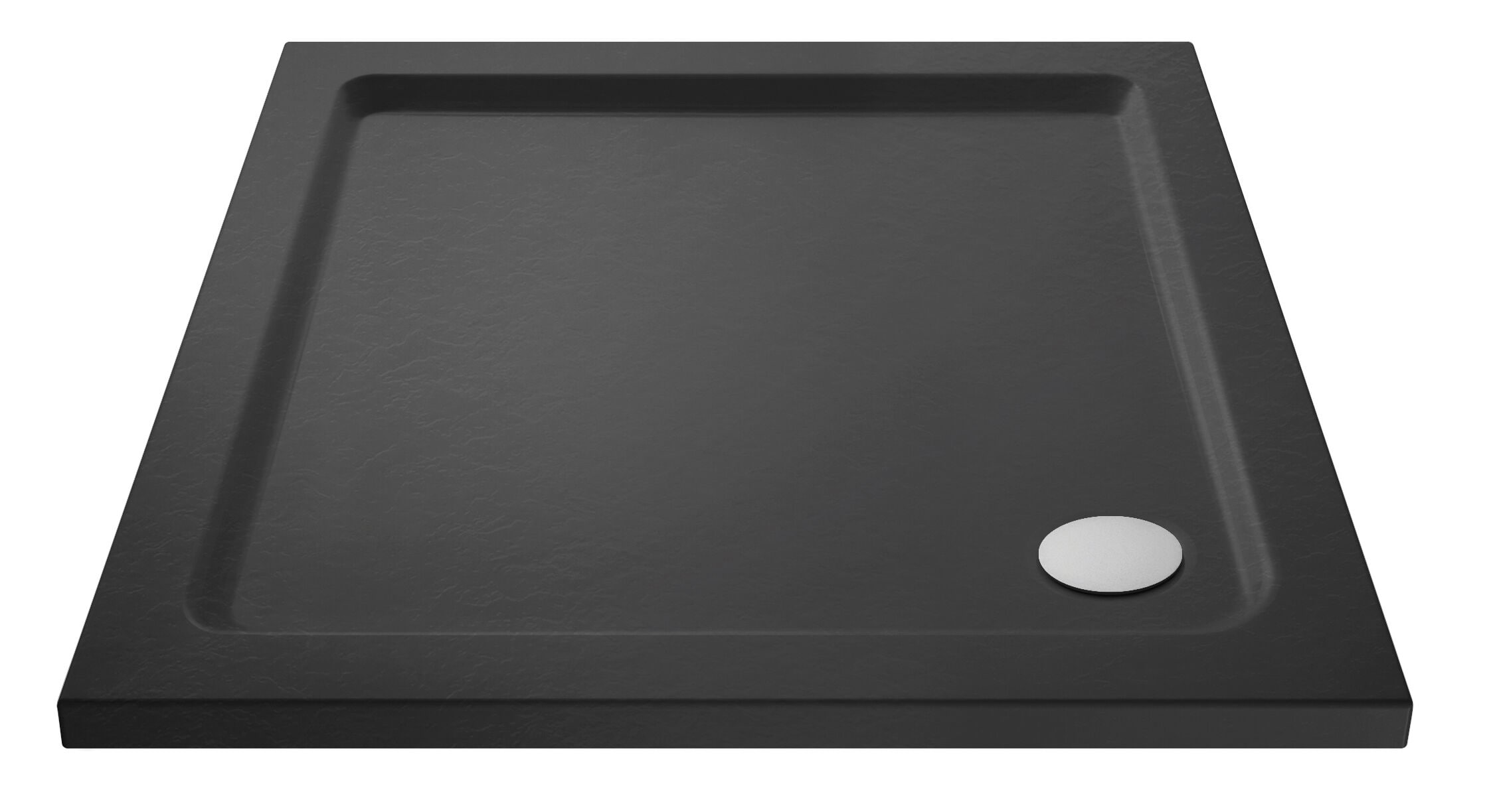 Balterley Premium Square Shower Tray | Grey | Grey Slate | 1 - Tesco ...