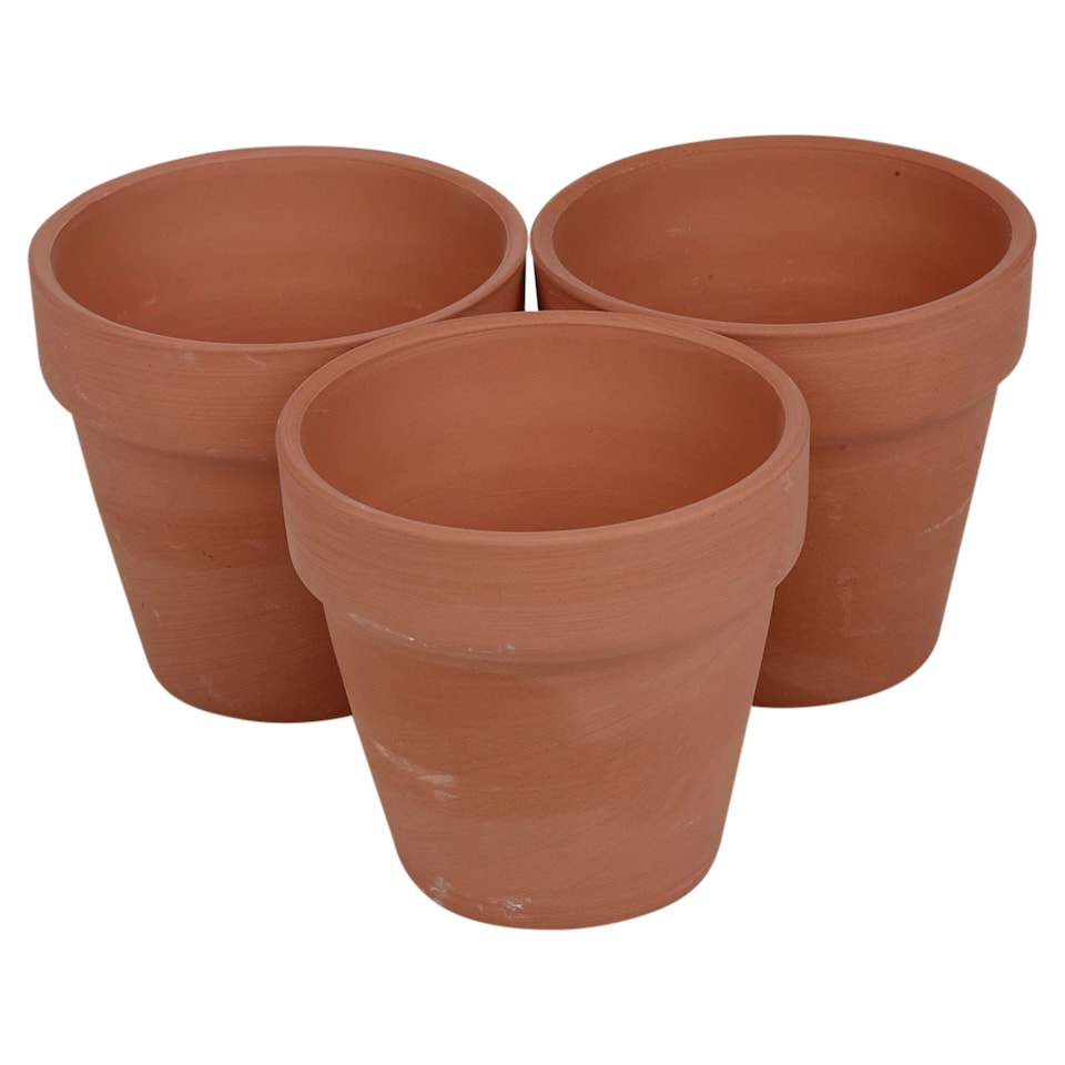 Terracotta Plant Pots with Drainage Hole Garden Flowers Classic Design ...