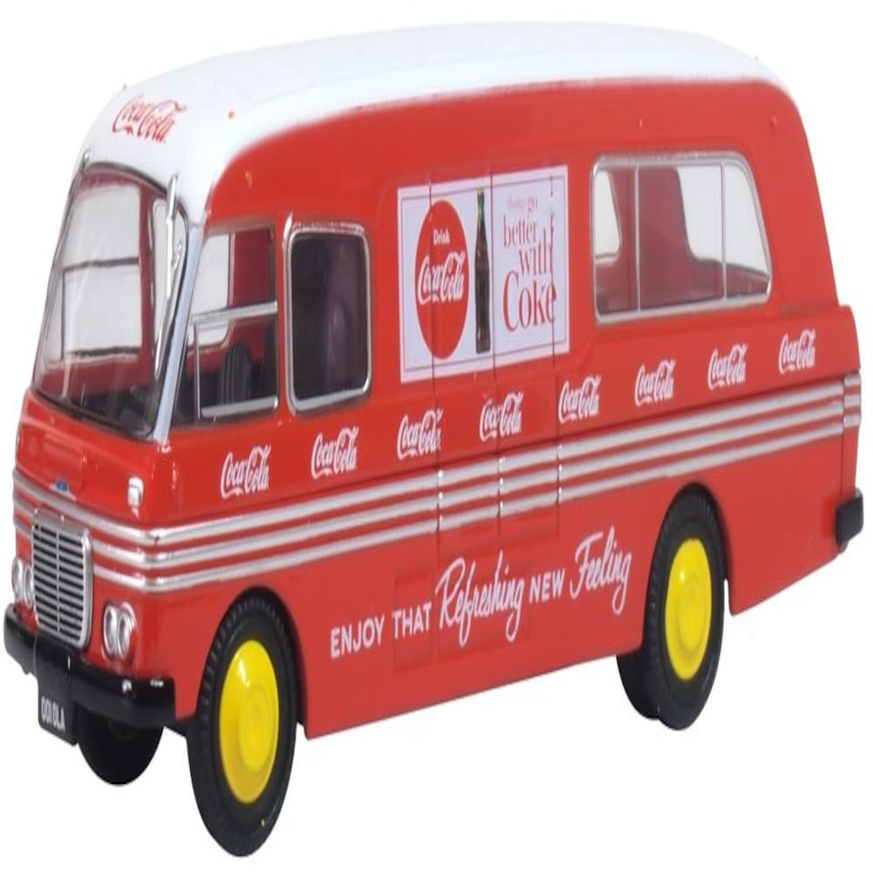 Oxford Diecast BMC Mobile Unit Coca Cola - Tesco Groceries