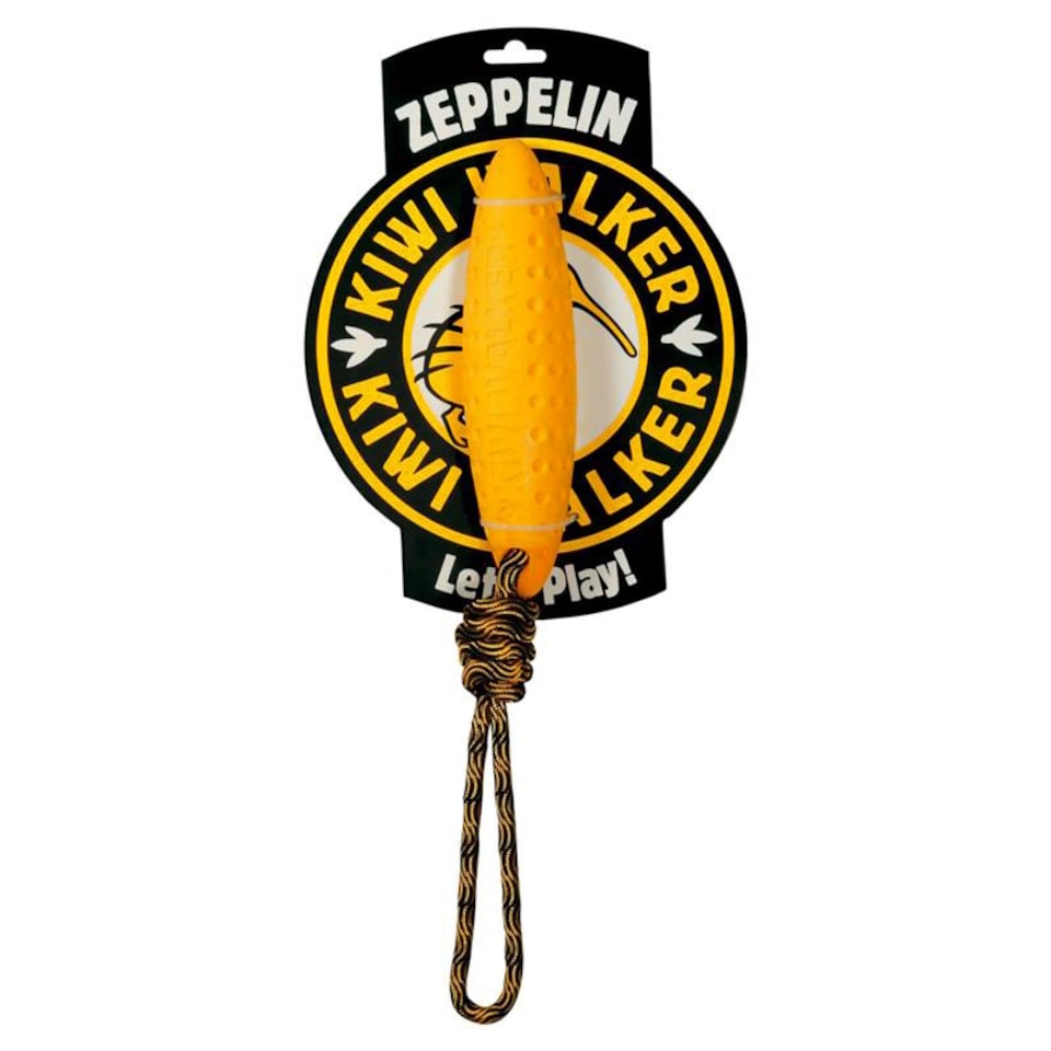 Kiwi Walker Zepelin Throwing Dog Toy | Orange | 1 - Tesco Groceries