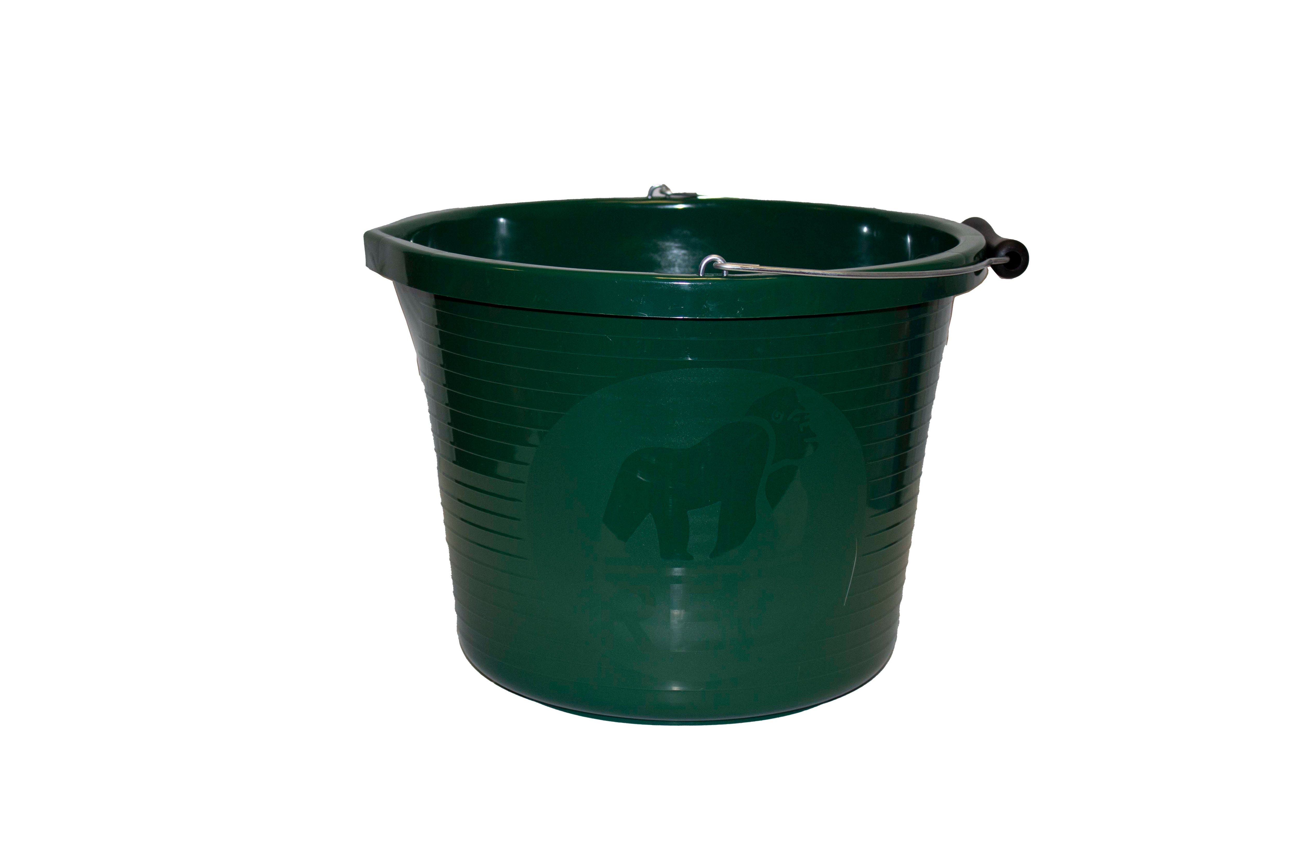 Red Gorilla Premium Bucket - Heavy-Duty Recyclable Plastic Bucket with ...