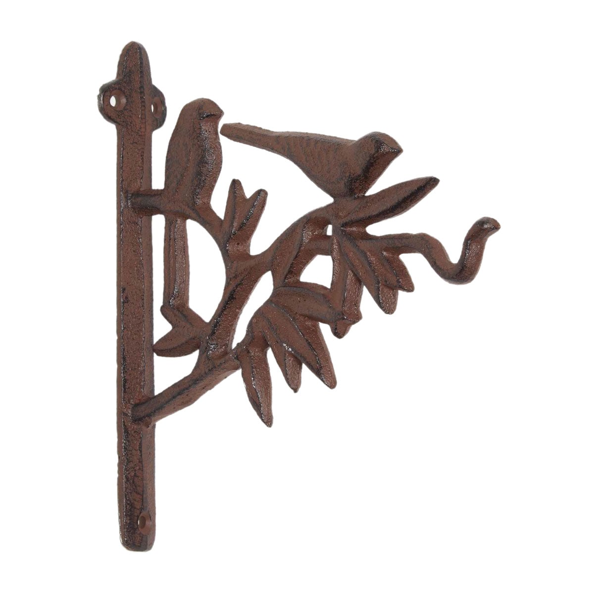 Homescapes Brown Cast Iron Bird Hanging Basket Hook - Tesco Groceries