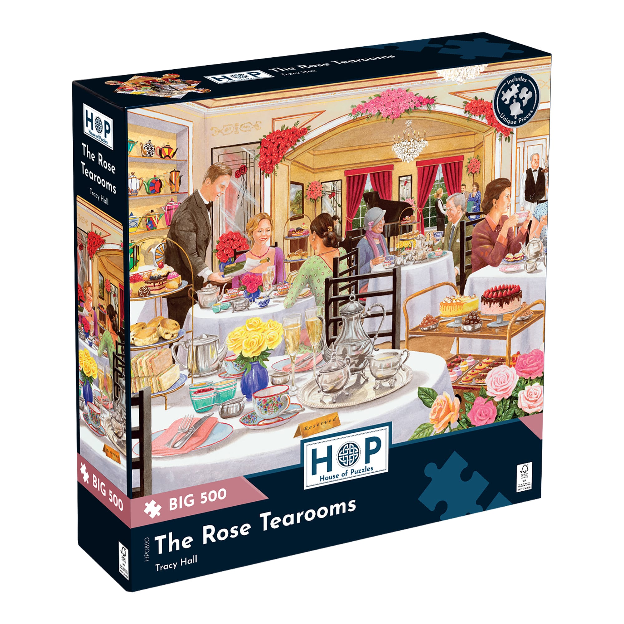 The Rose Tearooms BIG 500 Piece Jigsaw Puzzle - Tesco Groceries