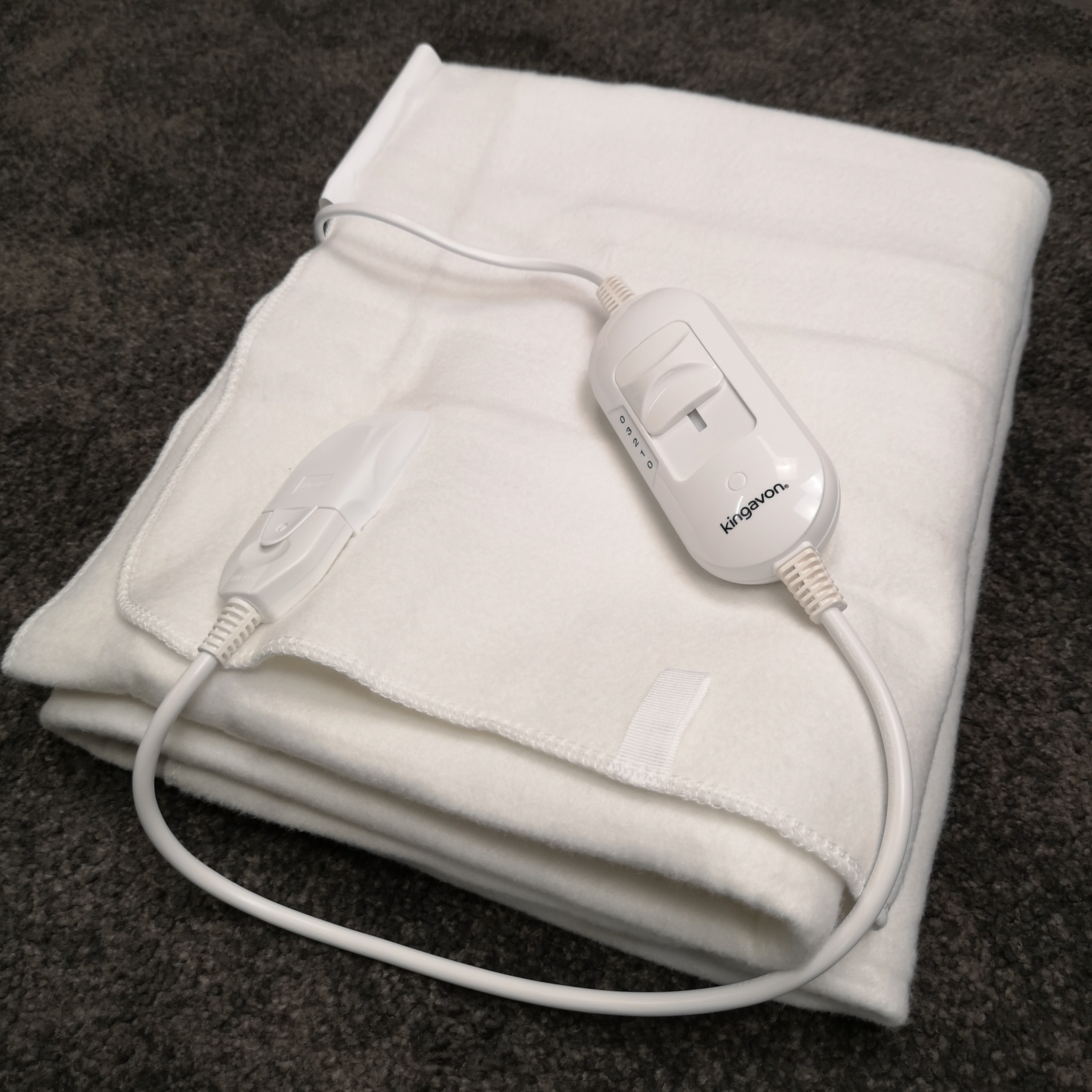 120cm 60W Double White Electric Blanket with Temperature Settings ...
